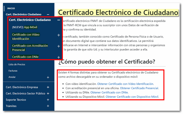 Agencia Tributaria: Información y pasos para la obtención de un certificado electrónico ...